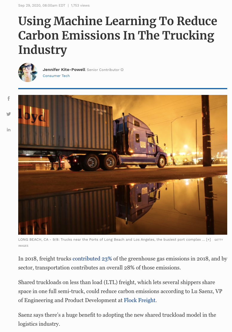 Our BAMf Client: Flock Freight